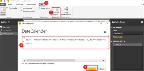Power BI Tips Dynamic Calendar Table