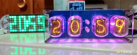 Часы на ин 12 Тёплый ламповый свет или часы на газоразрядных