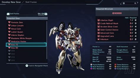 Xenoblade Chronicles X All Skells List Nintendo Life