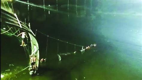 91 Killed In Gujrat Cable Bridge Collapse The Asian Age Online
