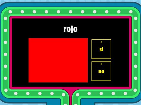 Es Un Adjetivo Gameshow Quiz