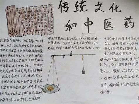 中医药材文化手抄报 文化手抄报 普车都