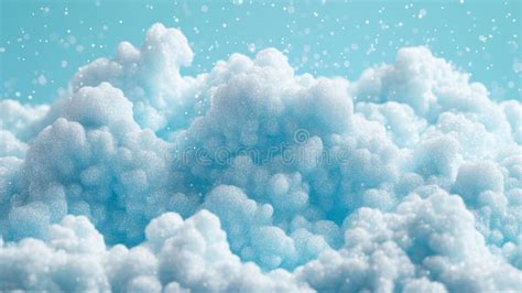 An Abstract Blue Wavy Mesh Design Featuring Glowing Particles And