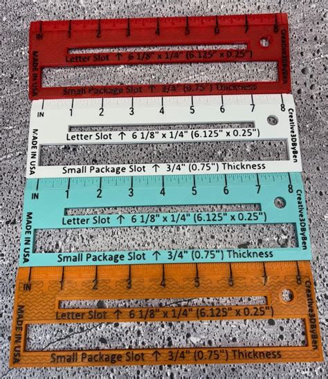 Usps Letter And Small Package Thickness Guage And Measurement Tool