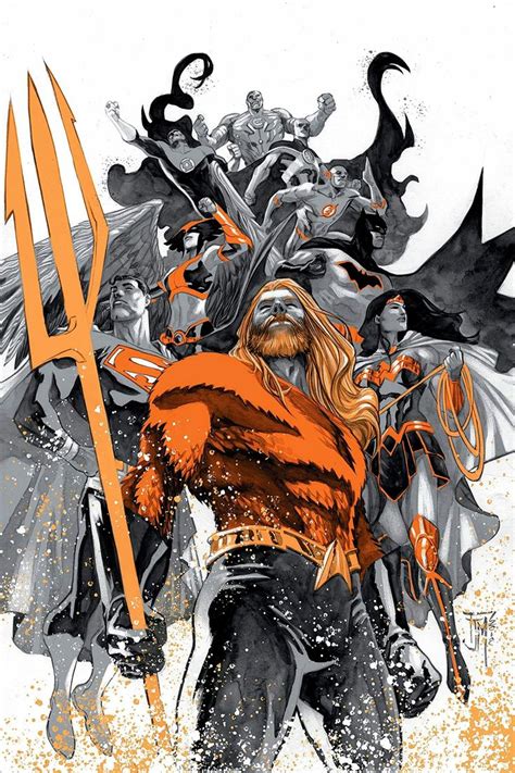 Justice League Dc Comics Art Comic Art Aquaman Dc Comics