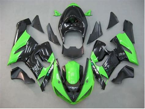 Green Black Fairing Kit For Ninja Zx 6r 636 07 08 Zx 6r 07 08 Zx6r 2007