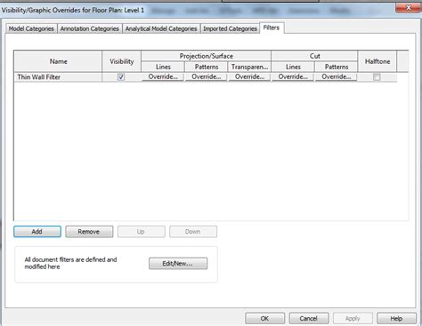 Parameter Filter Element Developers Dynamo