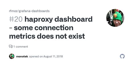 Haproxy Dashboard Some Connection Metrics Does Not Exist Issue Rfmoz Grafana