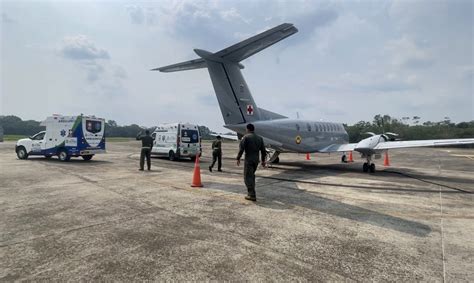 Avión Ambulancia Transportó A Dos Pacientes Que Requerían Ser Evacuados