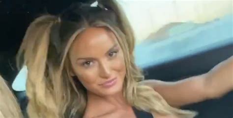 World Series Flasher Julia Rose Drifts In Her Car While Being