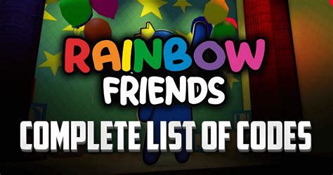 Rainbow Friends Codes October 2025 Tnp Scripts
