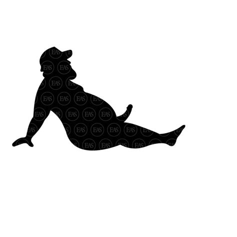 Thick Sexy Curvy Mudflap Guy Svg Penis Svg Fat Chubby Man Inspire
