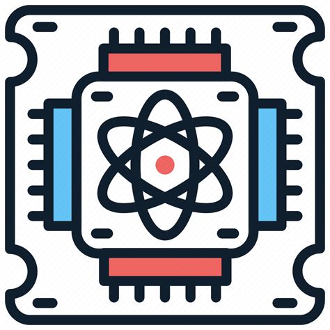 Quantum Computer Technology Hardware Machine Icon Download On