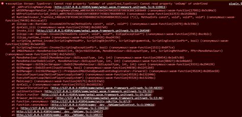 无法dump内存 Issue 593 wechat miniprogram minigame unity webgl