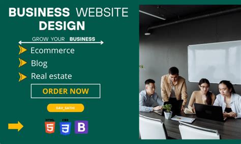 Built A Business Website With Html Css By Dev Sathi Fiverr