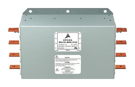 B84144b0400s120 Epcos Power Line Filter General Purpose 530 Vac