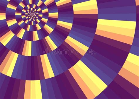 Concentric Circles Abstract Bright Rings Background Optical Illusion