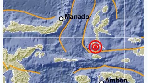 Gempa 72 M Di Maluku Utara Tak Berpotensi Tsunami