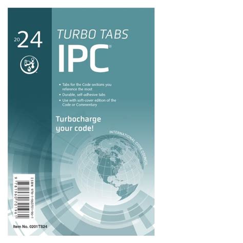 2024 International Plumbing Code Turbo Tabs