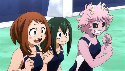 Uraraka Ochako Tsuyu Asui And Mina Ashido By Pokearceus On Deviantart
