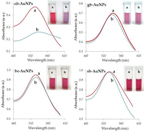 Presents The Optical Spectra Of Cit Aunps And Phyto Aunps Suspensions
