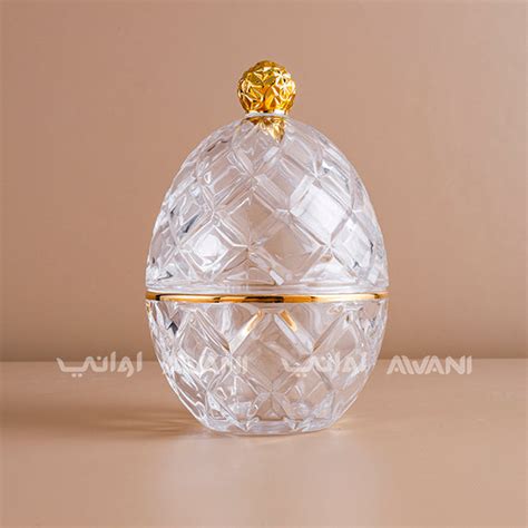 Luxury Crystal Pineapple Candy Jar With Golden Lid