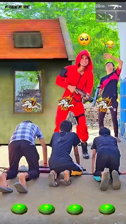 Red Criminal Vs 4 Pro Players🍷🗿ffshortsshorts Youtube