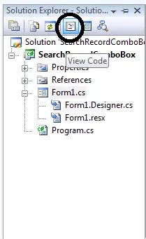 Searching Records Using A ComboBox In C With SQL Server 2022