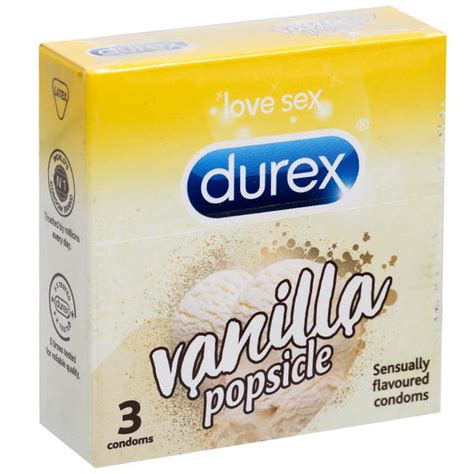 Buy Durex Love Sex Vanilla Popsicle Condom Pack Of 3 In Wholesale Price Online B2b