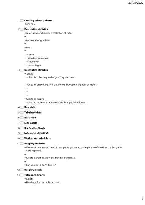 Creating Tables Charts Creating Tables Charts SOC Descriptive Statistics Studocu