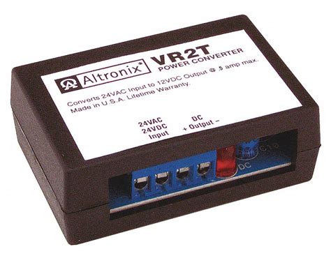 ALTRONIX Plastic Power Conversion V Ac Dc VDC A Terminal WCH VR T Grainger