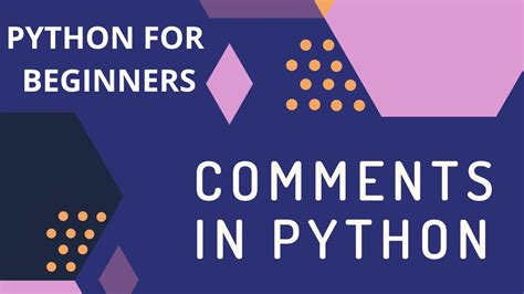 how to write comment in python single and multi line comment youtube