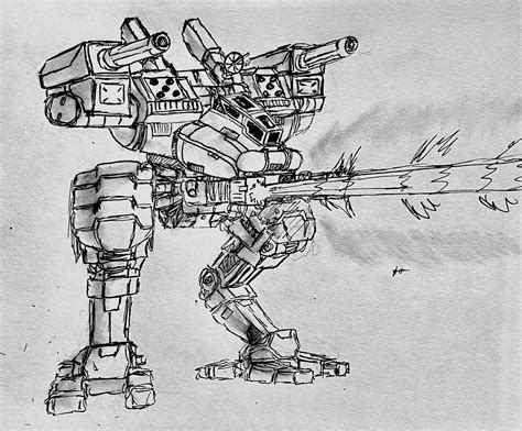 Locust 3 Assault Mech Rbattletech