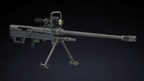 Denel Ntw 20 Low Poly 3d Model By Frezzy