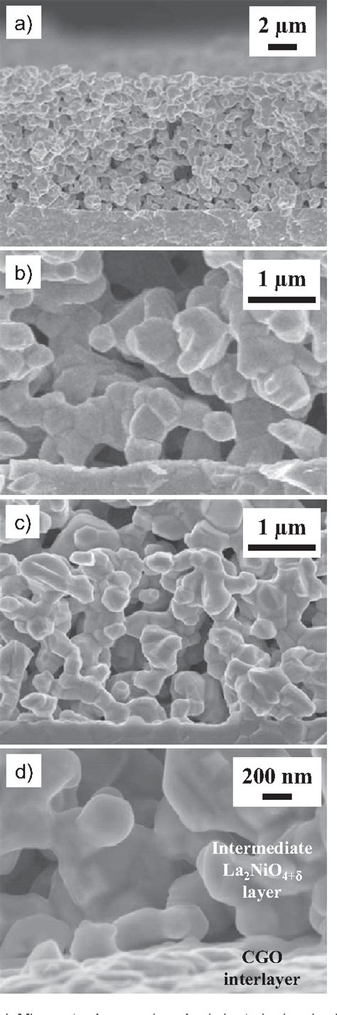 Figure 1 From Investigation Of Graded La2nio4 Cathodes To Improve Sofc Electrochemical