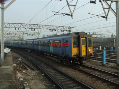 Photo Class 317 4 Car Emu No 317 515 Ex No 317 320 Speeding Past