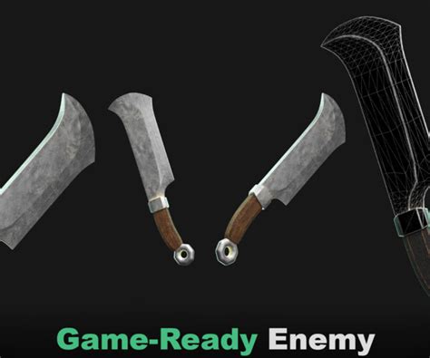 Artstation Enemy Character With Texture Game Ready Blend Fbx