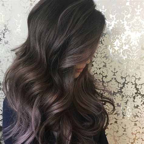 Smoky Lavender Balayage Ombré Peinados Pelo Cabello