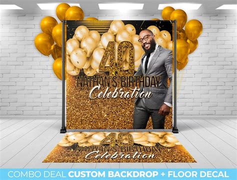 Backdrop Floor Decal Custom Backdrop And Matching Floor Decal