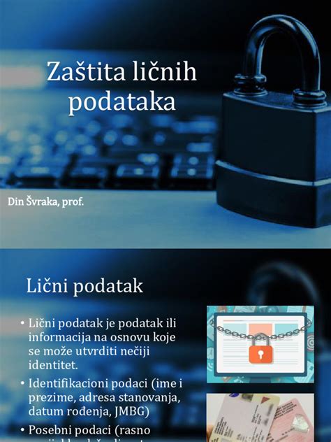 Zaštita Ličnih Podataka 1 Pdf