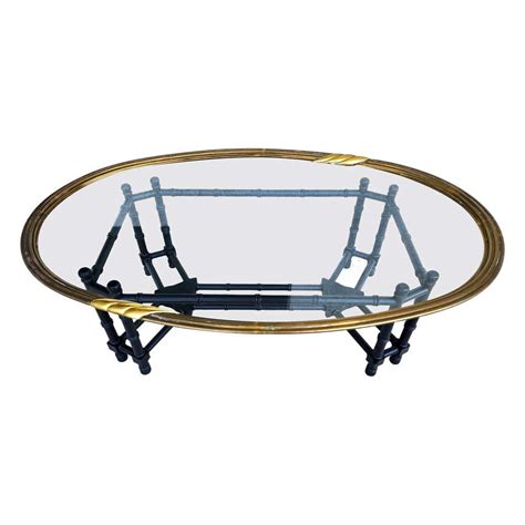 Organic Modern Bamboo Rattan Coffee Table By Brown Jordan At 1stdibs