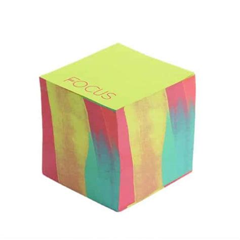 Recycled Block Memo Pad Cube Notepad Custom Paper Note Cube Wellbeen