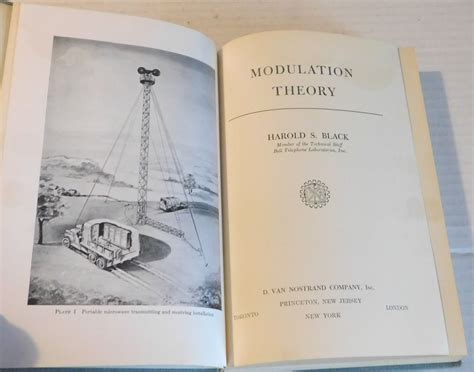 Modulation Theory By Harold S Black Member Of The Technical Staff