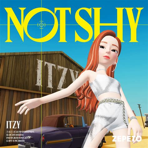 ITZY Not Shy English Ver Chaeryeong Zepeto Teaser Image R Kpop