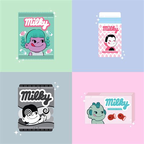 Milky Monster Girls On Behance