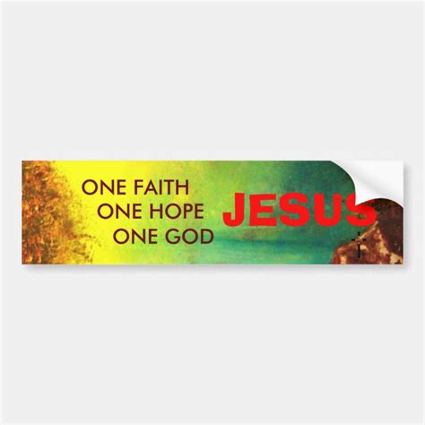 Jesus Bumper Sticker Zazzle