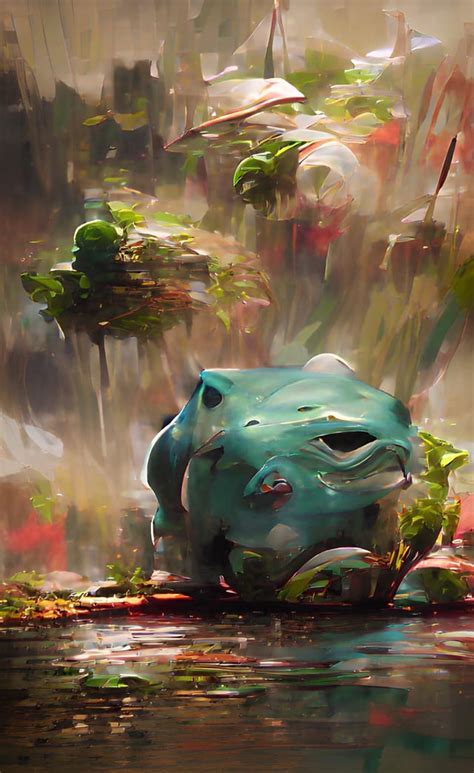 My Ai Generated Bulbasaur Art R Bulbasaurmasterrace