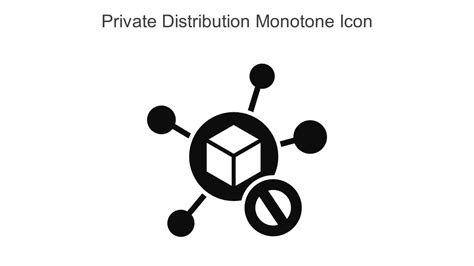 Private Distribution Monotone Icon In Powerpoint Pptx Png And Editable Eps Format Ppt Template