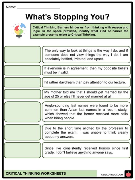 Free Skills Worksheet Critical Thinking Download Free Skills Worksheet Critical Thinking Png