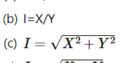 Equation Of Current In Vector Method Is Exam Oogle